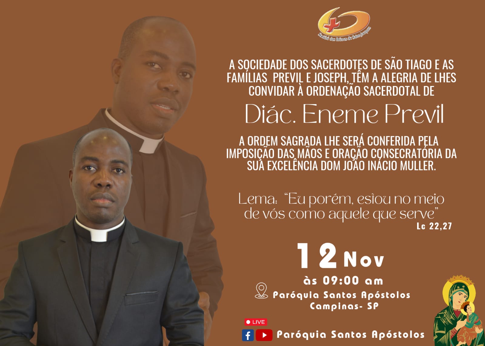 Ordenação presbiteral do Diácono Eneme